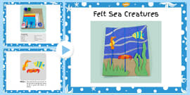 CD Fish Craft Instructions PowerPoint (Under the Sea)