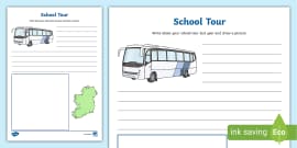 School Trip Evaluation Form | Report Writing Frame - Twinkl