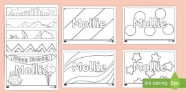 FREE! - Jamie Name Simple Colouring Activity Sheet - Twinkl