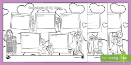 Mother's Day Comic Book Worksheet (teacher made) - Twinkl