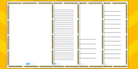 FREE! - Books Page Borders | Book Borders and Writing Frames