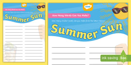 Making Words Activities | KS1 Make a Word Activity - Twinkl