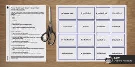 Aimsir Fháistineach - Briathra Rialta Cártaí Meaitseála