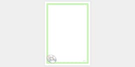 Simple Blank Computer Page Border | Page Borders | Twinkl