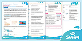 KS2 Swimming Progression Map - PE - Twinkl Swim