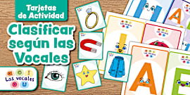 Tarjetas de vocales para imprimir - Twinkl