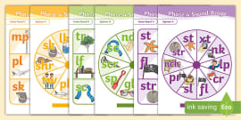 Phase 4 Initial Sound Circle Activity Mats (teacher made)