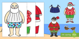Santa Dress Up Activity (Teacher-Made) - Twinkl