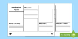 California Travel Brochure Project (teacher made) - Twinkl