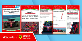 FREE Scuderia Ferrari F1: Math Challenge Cards Age 9 to 11
