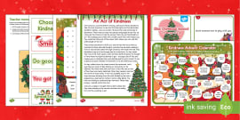 Christmas Kindness Activity Pack - Grades 4 to 6 - Twinkl