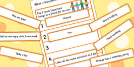 Friendship Sorting Activity | Friendship Resources | Twinkl