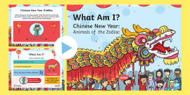 Chinese New Year The Myth of Nian Story PowerPoint - Twinkl