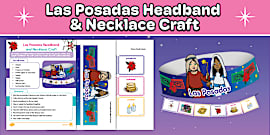 Las Posadas Star Piñata Shapes Craft