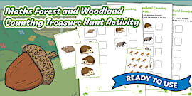 Woodland Animals and Habitats Story Stone Image Cut-Outs