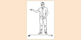 Arrow Pointing Up Colouring Sheet | Colouring Sheets