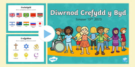 Pŵerbwynt Diwrnod Crefydd y Byd (Teacher-Made) - Twinkl