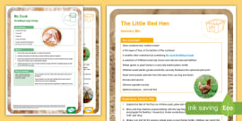 Little Red Hen Recipe Cards (Teacher-Made) - Twinkl