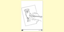 FREE! - Observational Drawing Colouring Sheet | Colouring Sheets