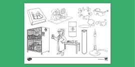 FREE! - Stand Up Colouring Sheet | Colouring Sheets | Twinkl