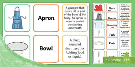 Kitchen Word Cards (teacher made)