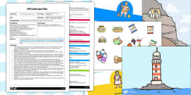 FREE! - Lighthouse Keepers Lunch Word mat - Primary Resources