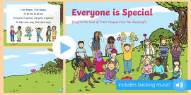 I Am Special Song PowerPoint (Teacher-Made)