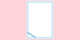 FREE! - Navy Blue Page Border - Primary Resources - Twinkl
