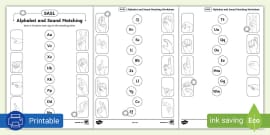 FREE! - South African Sign Language Alphabet Mat - Twinkl