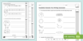 Year 2 Semester 1 Writing Assessment - Primary Education
