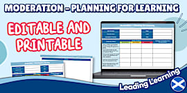 Moderation Audit - Evidence of Learning Template