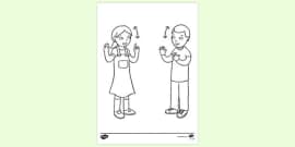 FREE! - Student Talking at Meeting Colouring | Colouring Sheet