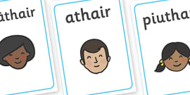 Scottish Gaelic Numbers Display Posters (in 10s) - Twinkl