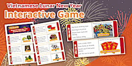 Tet Bingo | Vietnamese New Year | PreK to 2nd Grade | Twinkl