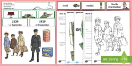 World War II Map Coloring Activity | Twinkl USA
