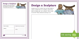Worksheet / Worksheet My Sculpture Design (teacher made)