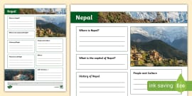 The Alps Fact File Template (teacher made) - Twinkl
