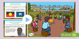 National Reconciliation Week Be A Voice for Generations Y3-4
