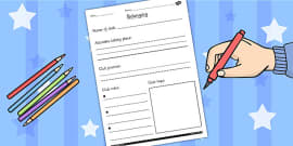 KS2 Belonging Worksheet (teacher made)