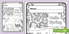 FREE! - Hanukkah Colouring Book Cover (teacher made)