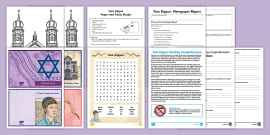 Rosh Hashanah Activity Pack - KS2 - RE - Judaism - Festivals
