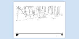 FREE! - Forest Background Colouring Sheet | Colouring Sheets