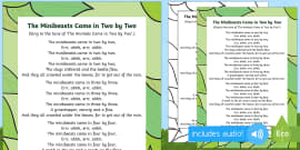 Minibeast Music - EYFS lyrics and backing track - Twinkl