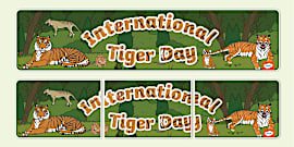 FREE! - International Tiger Day Photo Pack (teacher made)