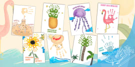 Summer Sun Hat Craft (teacher made) - Twinkl