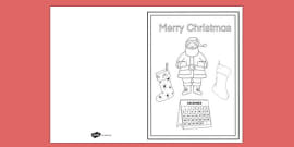 FREE! - Robin Christmas Card Colouring Activity | Printable