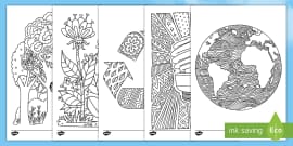 Earth Day Mindfulness Colouring Pages (teacher made)