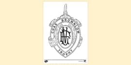 AFL Logo Colouring Page | Colouring Sheets (teacher made)