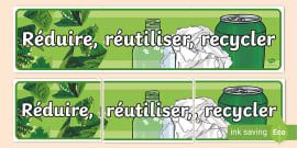 Recycling Bin Display Labels - Primary Eco Resource - Twinkl