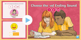 Adding '-ing' to the End of Words PowerPoint - KS1 Resources